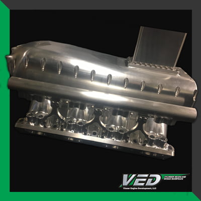 Chrys Hemi billet manifold front TB mount reversable