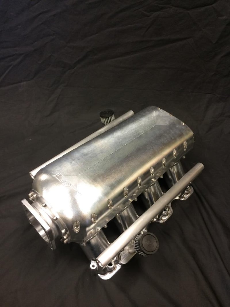 Billet manifold Late model hemi front TB mount